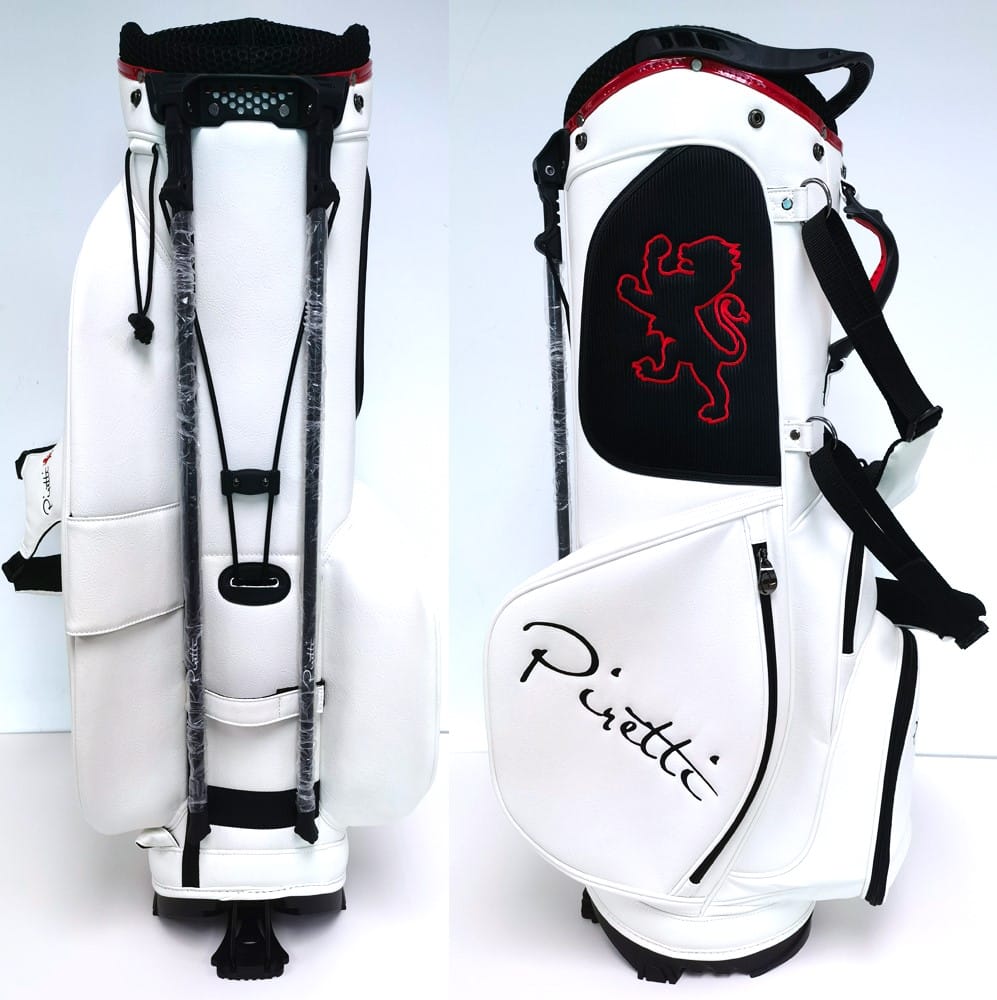 Piretti Limited Edition Deluxe Stand Bag - White – Piretti Golf